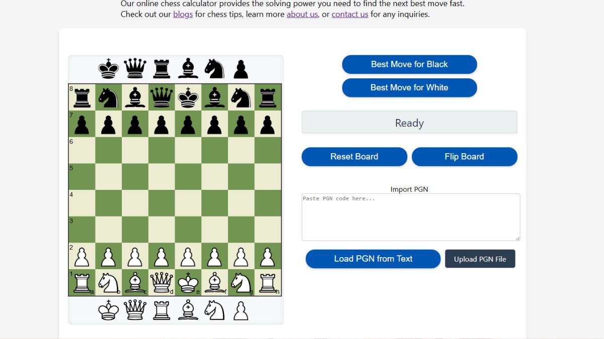 Chess Next Move Calculator Instant Best Moves With Stockfish